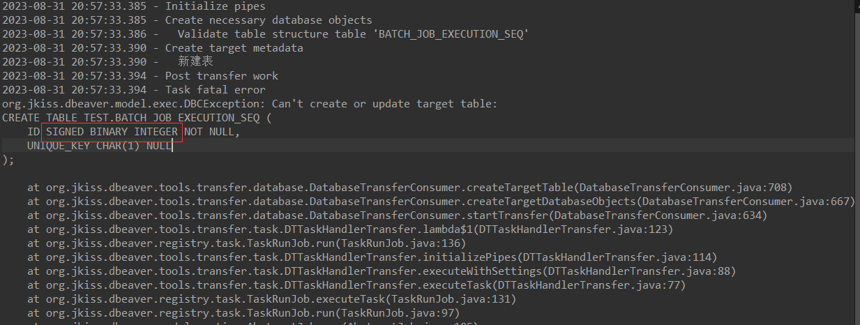 MYSQL transfer ORACLE，BIGINT TO UNSIGNED BINARY INTEGER，oracle ORA-00907: 缺失右括号 · Issue #20920 ...