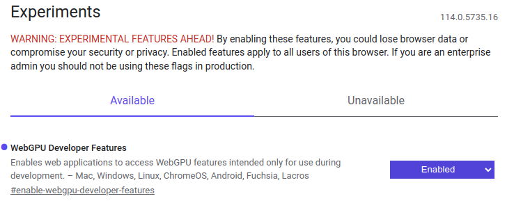 Chat demo is not working in Chrome 113. · Issue #78 · mlc-ai/web-llm · GitHub