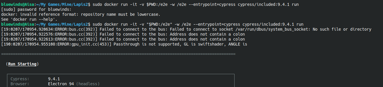 Example commands with $PWD break when PWD contains spaces · Issue #589 · cypress-io/cypress ...