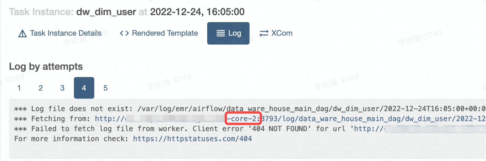 Airflow fetch log from wrong host. "Failed to fetch log file from worker. 404 NOT FOUND ...