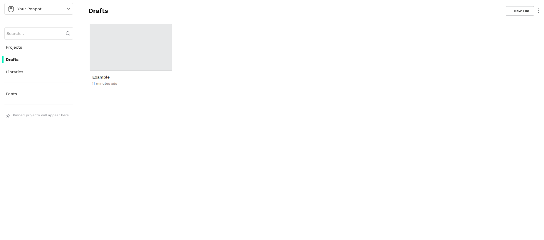 feature: Libraries should not be visible in drafts · Issue #3666 · penpot/penpot · GitHub