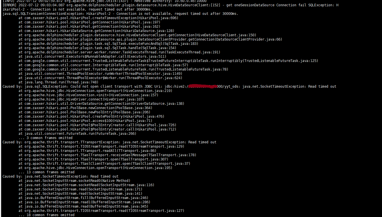 [Bug] SQL task prepareStatementAndBind error · Issue #10889 · apache/dolphinscheduler · GitHub