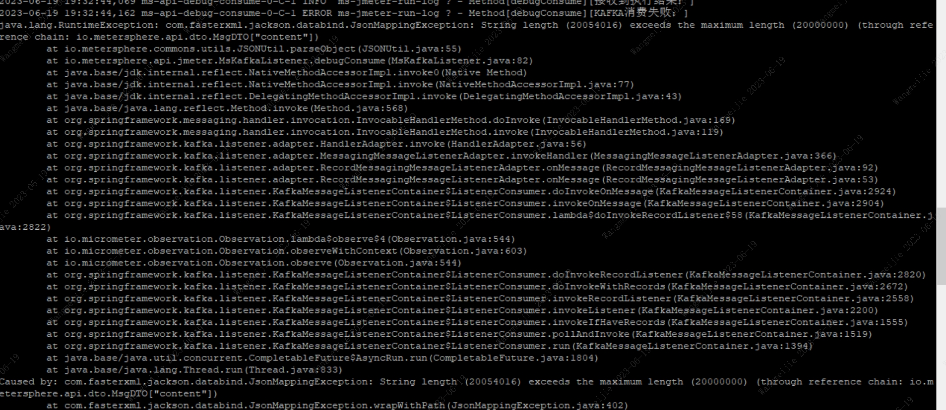 Bug 大场景导出 Metersphere 格式，再导入报错，场景中接口的入参比较大，大于5m，都是 Json · Issue 24810 · Metersphere 
