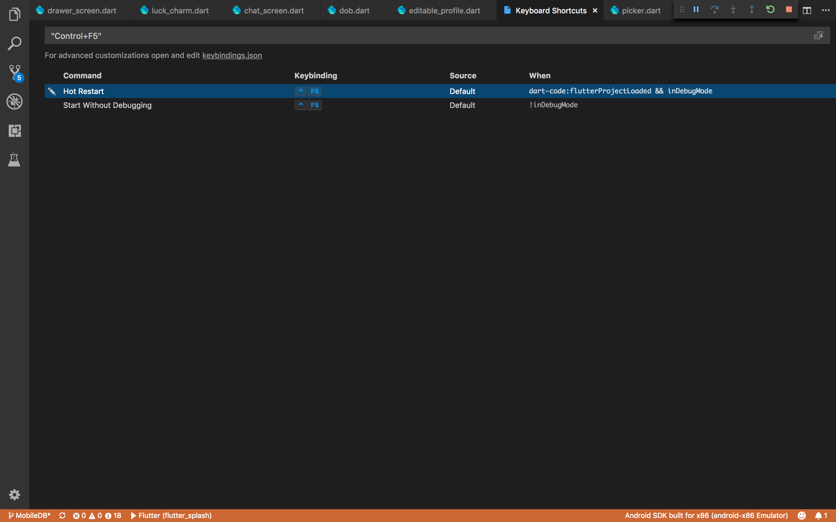 Cannot Hot Restart I Get This Notification There Is Already A Debug Configuration Flutter
