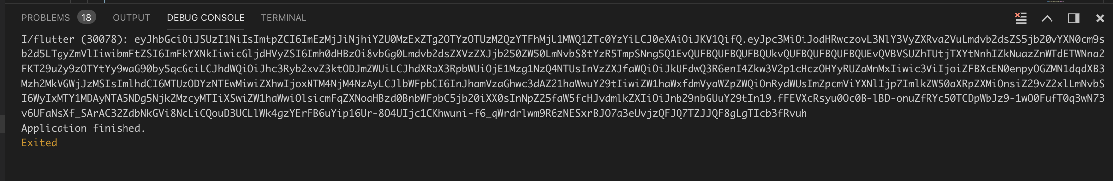 DEBUG CONSOLE does not print the full STRING length, ends with · Issue ...