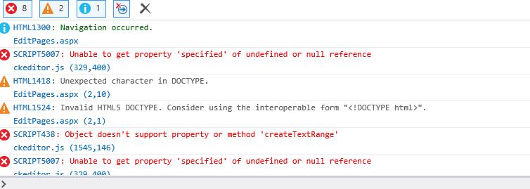 Issues with Edge · Issue #1367 · ckeditor/ckeditor4 · GitHub