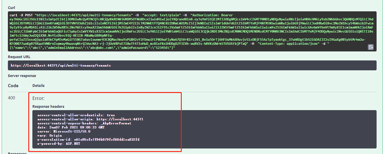 I have a problem , It's about being a tenant · Issue #7626 · abpframework/abp · GitHub
