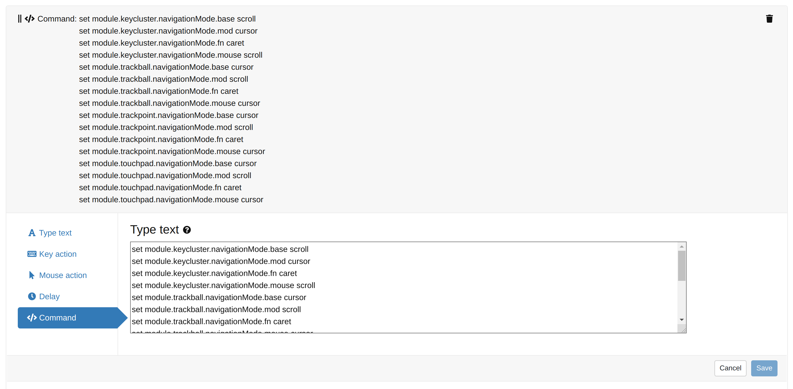 In-place editable macro commands · Issue #1630 · UltimateHackingKeyboard/agent · GitHub