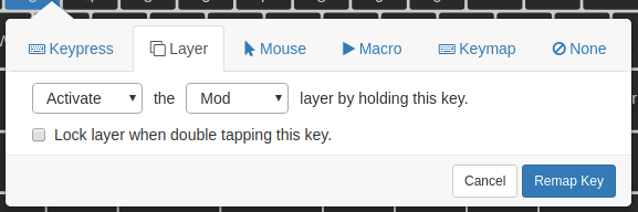 Make double tap to hold layer optional per key · Issue #658 · UltimateHackingKeyboard/agent · GitHub