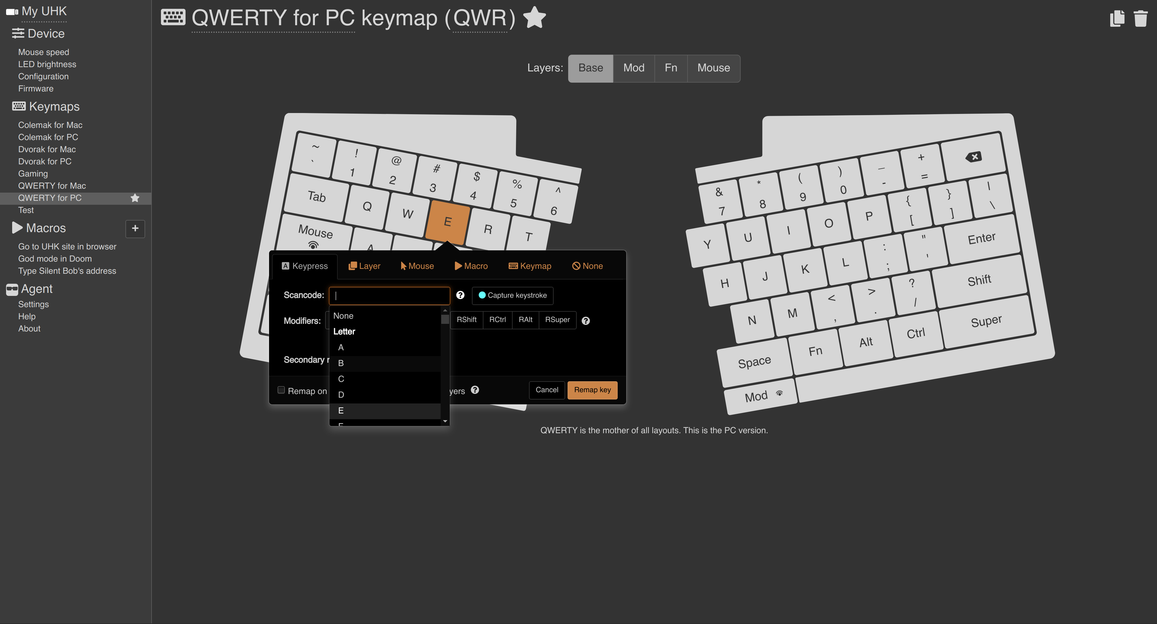 Dark mode · Issue #1360 · UltimateHackingKeyboard/agent · GitHub