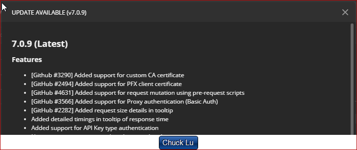 Where can I check the update log? · Issue #6381 · postmanlabs/postman-app-support · GitHub