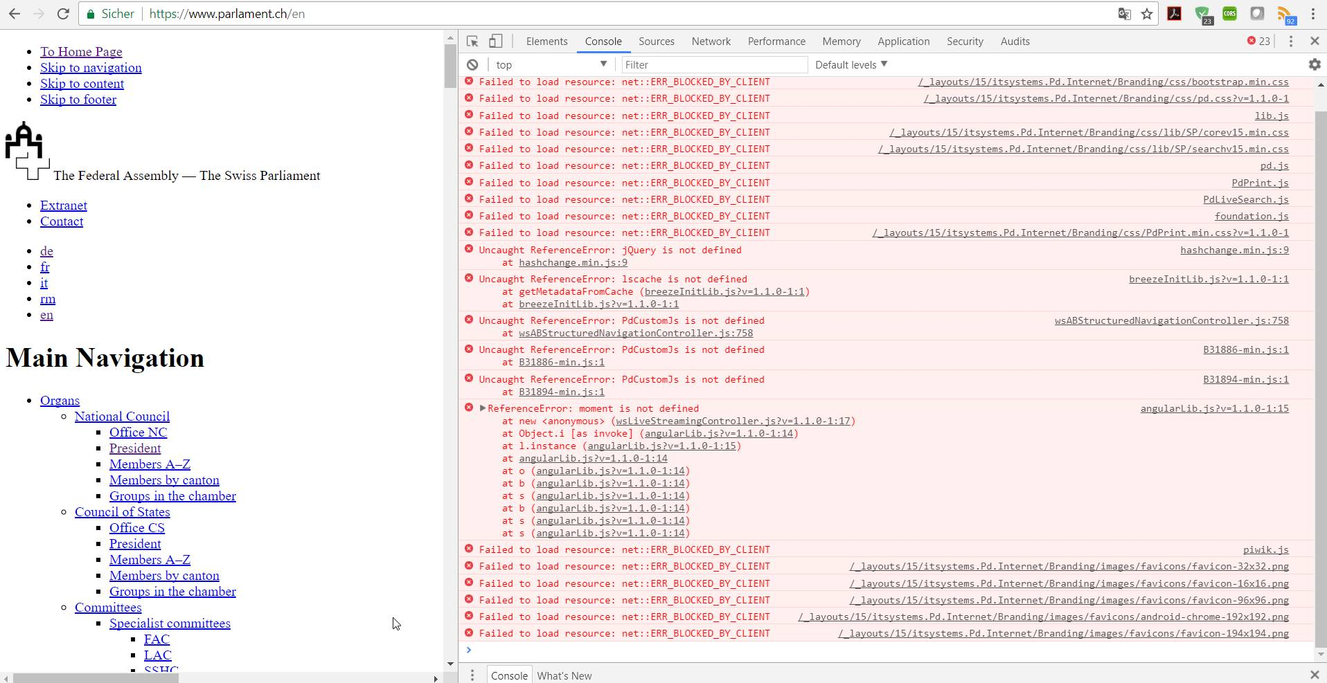 parlament.ch - incorrect blocking · Issue #6137 · AdguardTeam/AdguardFilters · GitHub