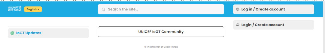 In wide format, account button is duplicated · Issue #774 · unicef/iogt · GitHub