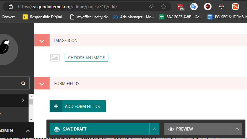 Fields seem to have disappeared from some forms · Issue #1623 · unicef/iogt · GitHub