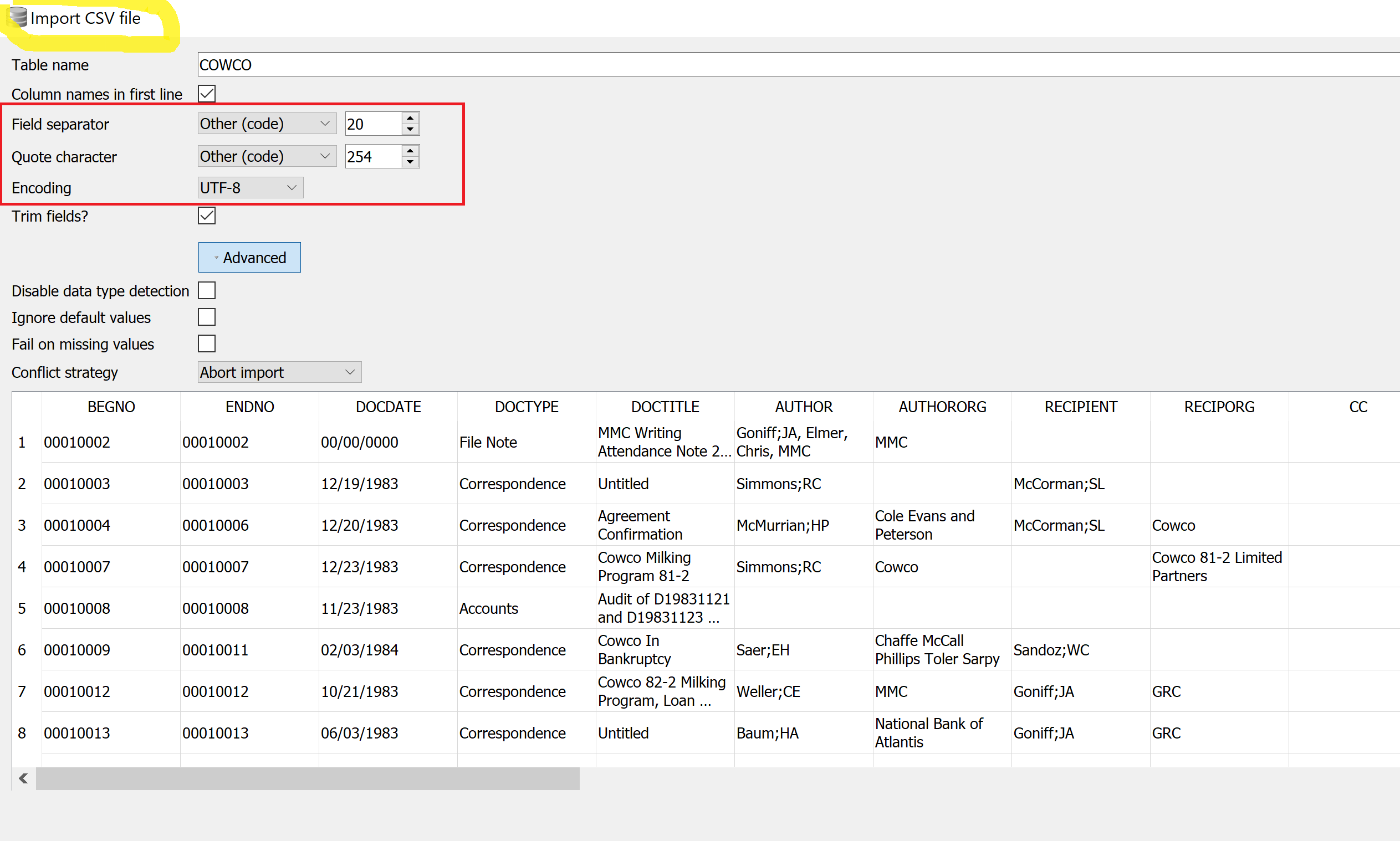 Support for Concordance DAT Delimiter/Separator · Issue #2561 · sqlitebrowser/sqlitebrowser · GitHub