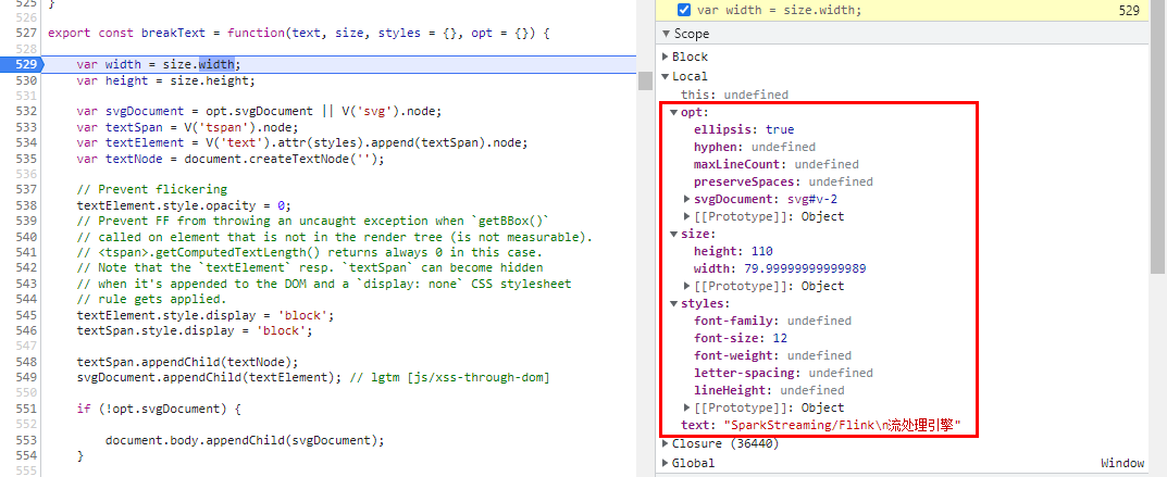 [bug] Unexpected Character 0 Is Added To Broken Text By Util Breaktext Function · Issue