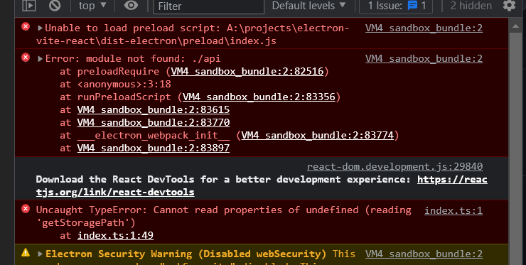 Preload import error · Issue #115 · electron-vite/electron-vite-react · GitHub