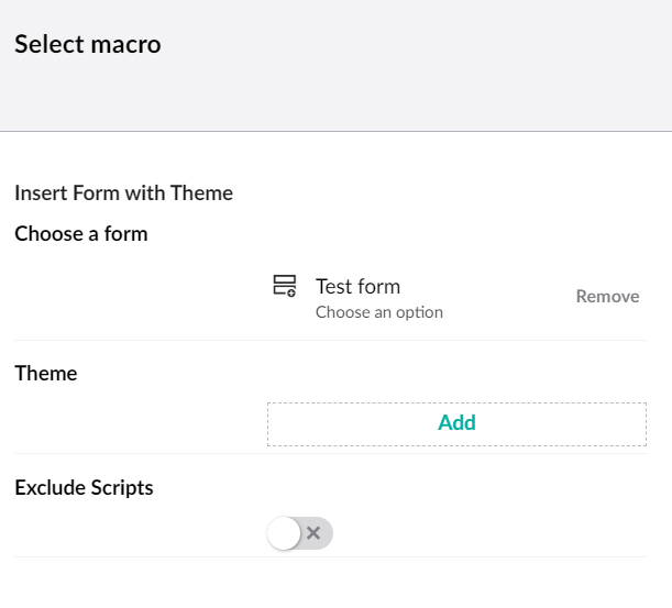 Umbraco form with single choice control in a richtext editor as macro doesn't get updated on ...