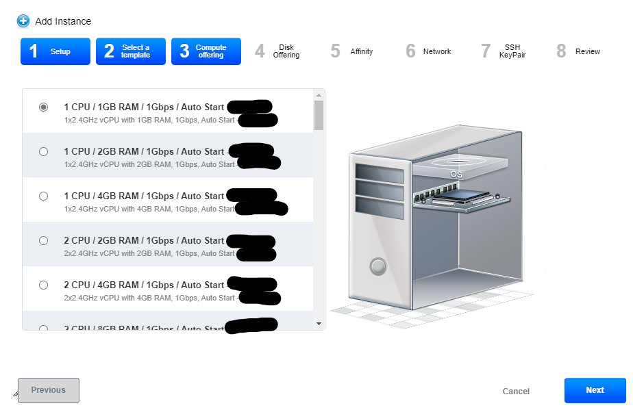 Compute Offering and Disk Size is not showing entries · Issue #5290 · apache/cloudstack · GitHub
