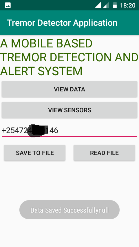 GitHub - wekesa97/Tremor-App