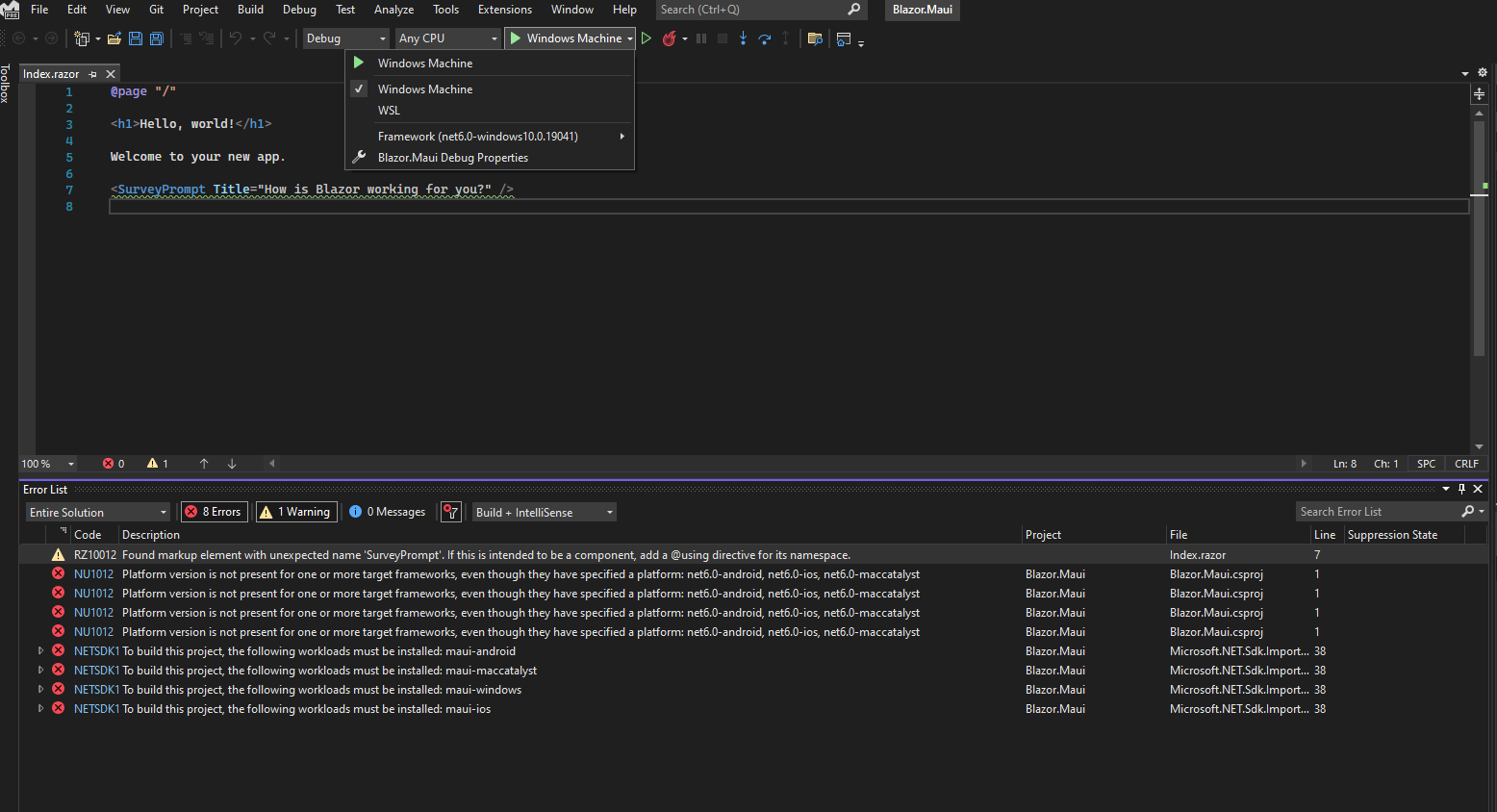 Workloads fail to update after installing 2022 17.2 Preview 2 · Issue ...