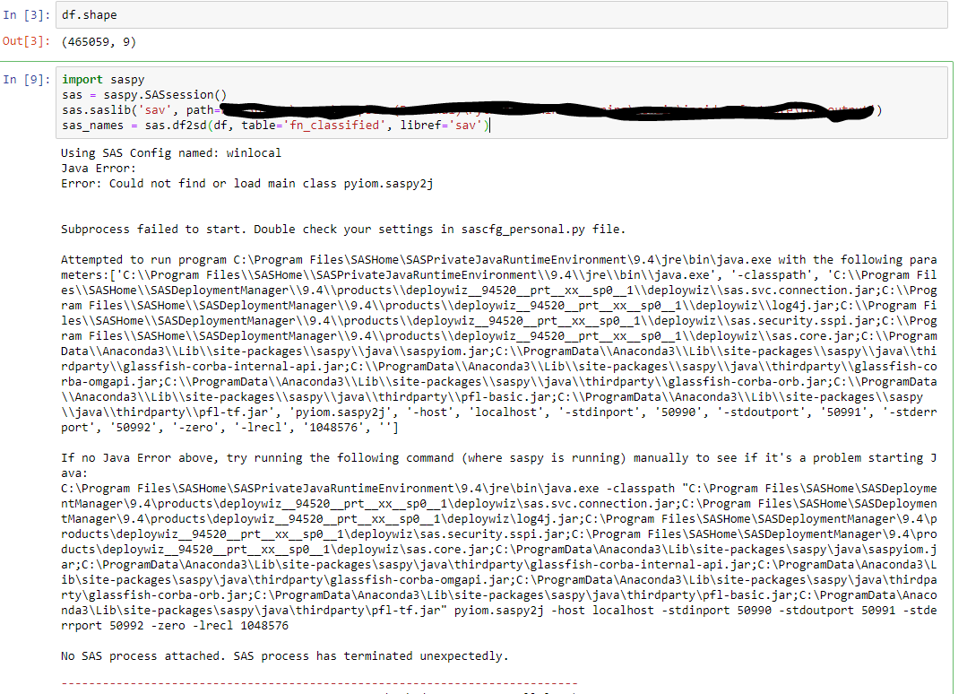 Find correct path to saspyiom.jar · Issue #267 · sassoftware/saspy · GitHub