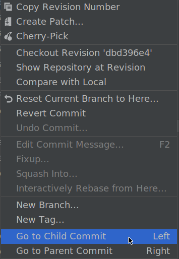 Navigation to parent or child commit · Issue #350 · mhutchie/vscode-git-graph · GitHub