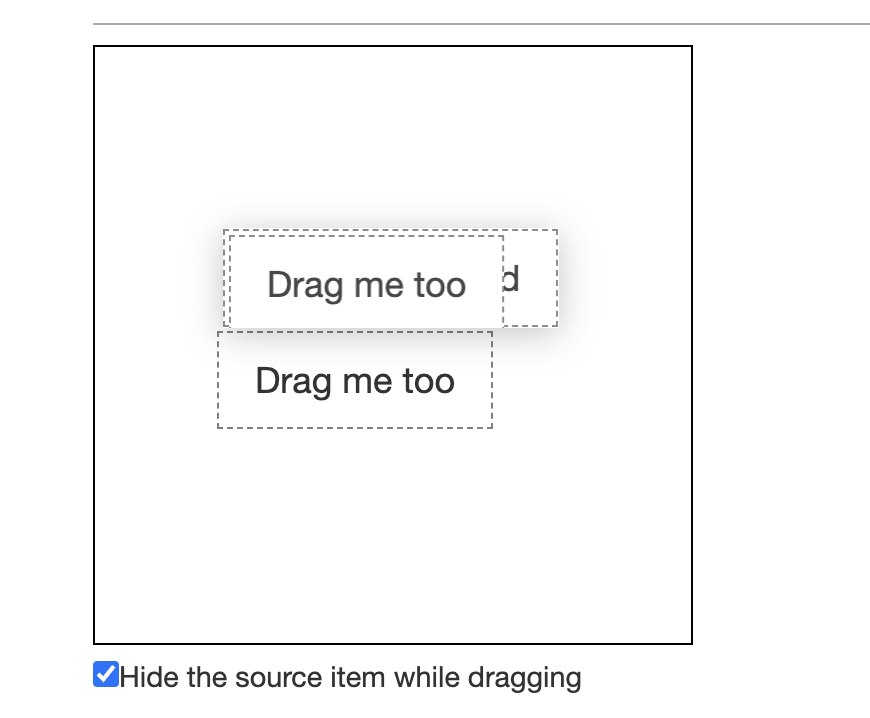 The Floating Element Will Contain The Overlapping Element Area · Issue 3585 · React Dndreact 7392