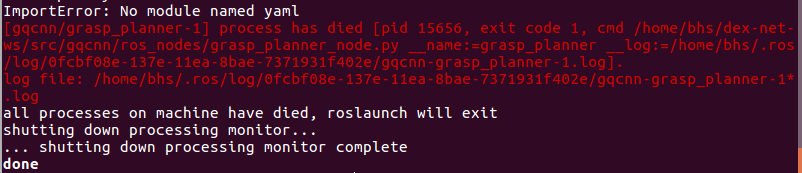 ROS service python2 incompatibility · Issue #78 · BerkeleyAutomation/gqcnn · GitHub