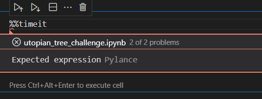 %%timeit cell magic not working · Issue #6736 · microsoft/vscode-jupyter · GitHub