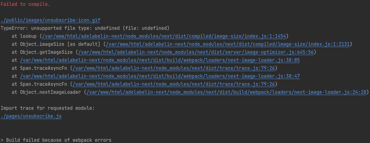 Error when import animated image (.gif) · vercel next.js · Discussion ...