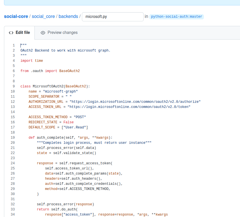 How to authenticate against single tenant Azure AD apps · Issue #140 · python-social-auth/social ...