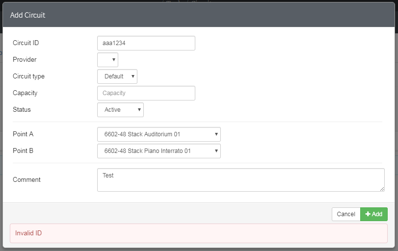 Circuits tool error on add · Issue #1311 · phpipam/phpipam · GitHub