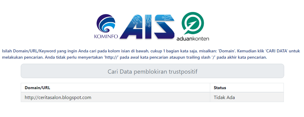 [REQ] http://ceritasalon.blogspot.com · Issue #156 · bebasid/bebasid · GitHub
