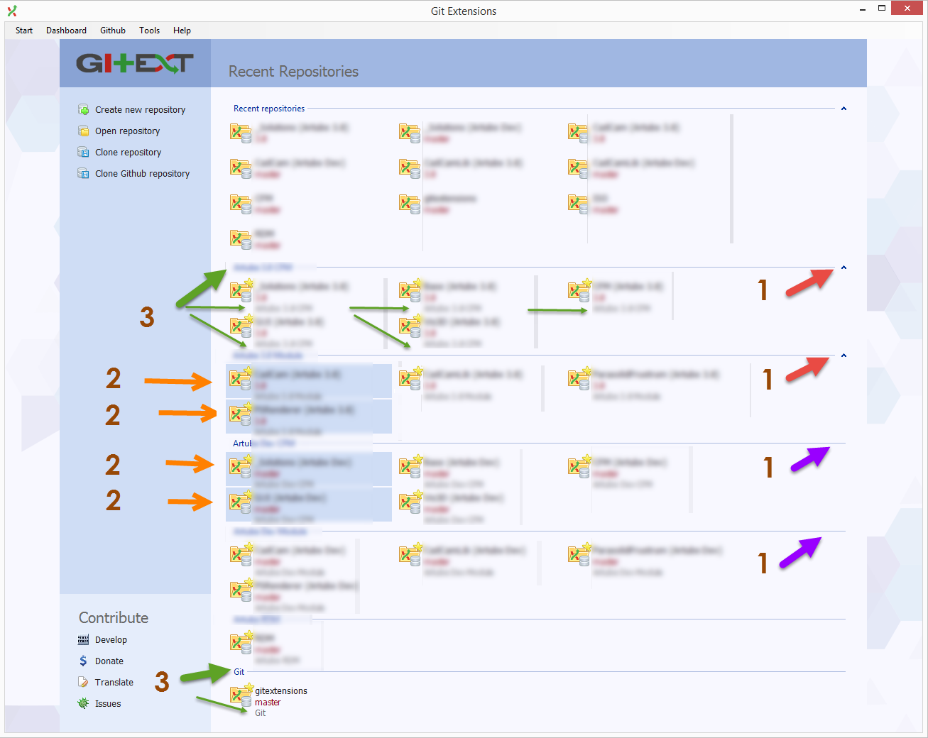 Dashboard refinements · Issue #5084 · gitextensions/gitextensions · GitHub