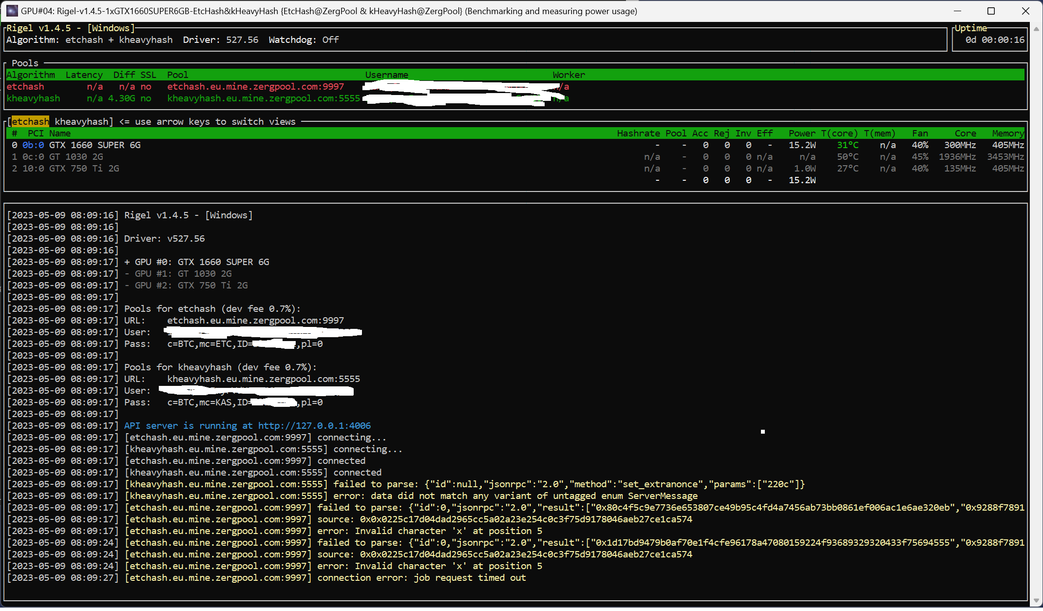 Rigelminer incompatible with EtcHash@ZergPool · Issue #65 · rigelminer/rigel · GitHub
