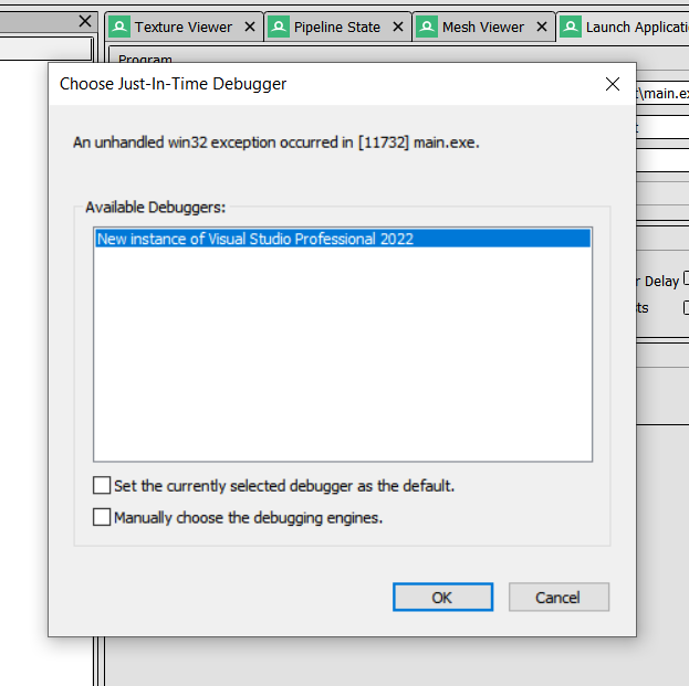 Exception in OpenGL Intel drivers when launching from RenderDoc · Issue #2692 · baldurk ...