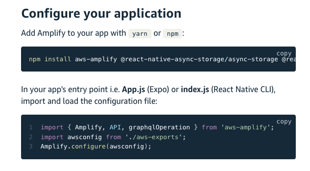 Improper file references when initializing projects · Issue #4903 · aws-amplify/docs · GitHub