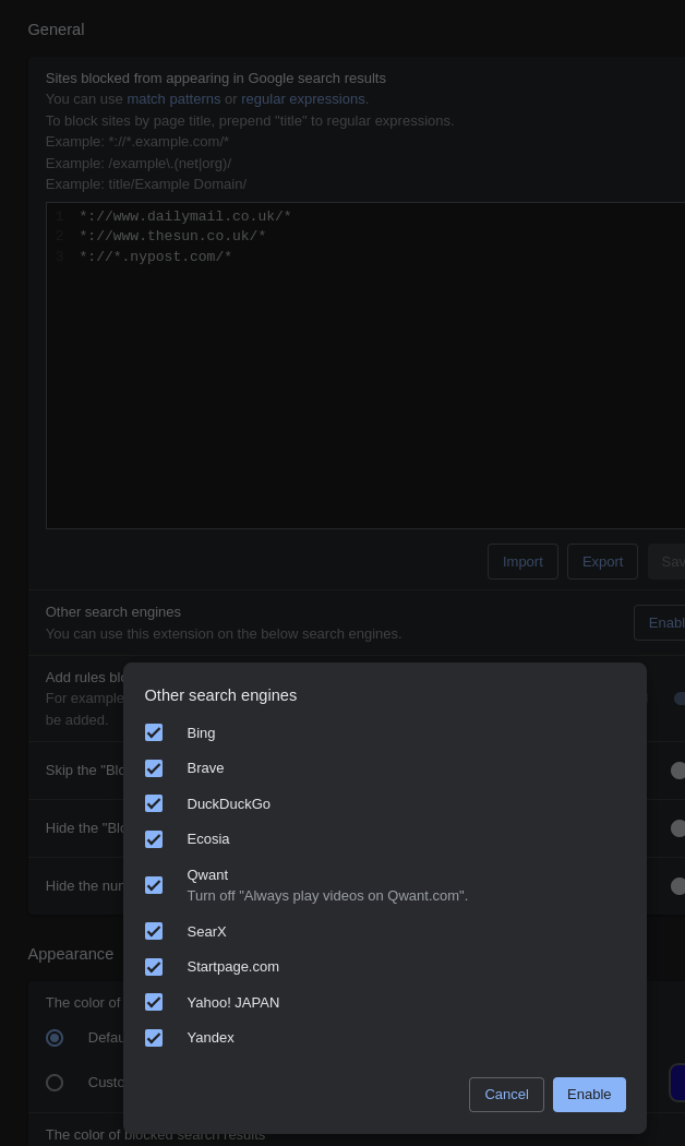 Not working on (new) Bing.com · Issue #318 · iorate/ublacklist · GitHub