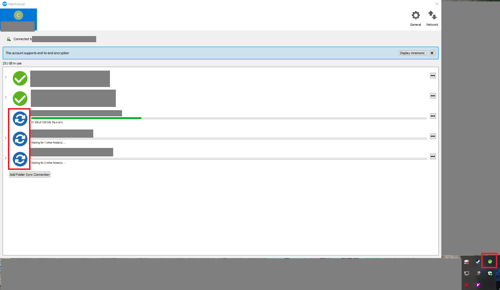 Sync Complete status icon wrongly shown during file/folder analysis · Issue #2293 · nextcloud ...