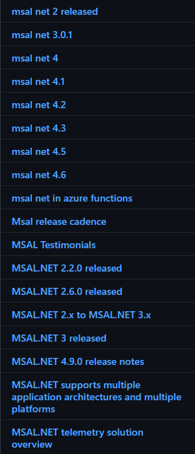 Documentation L Msal Documentation Refresh · Issue 2632 · Azureadmicrosoft Authentication 