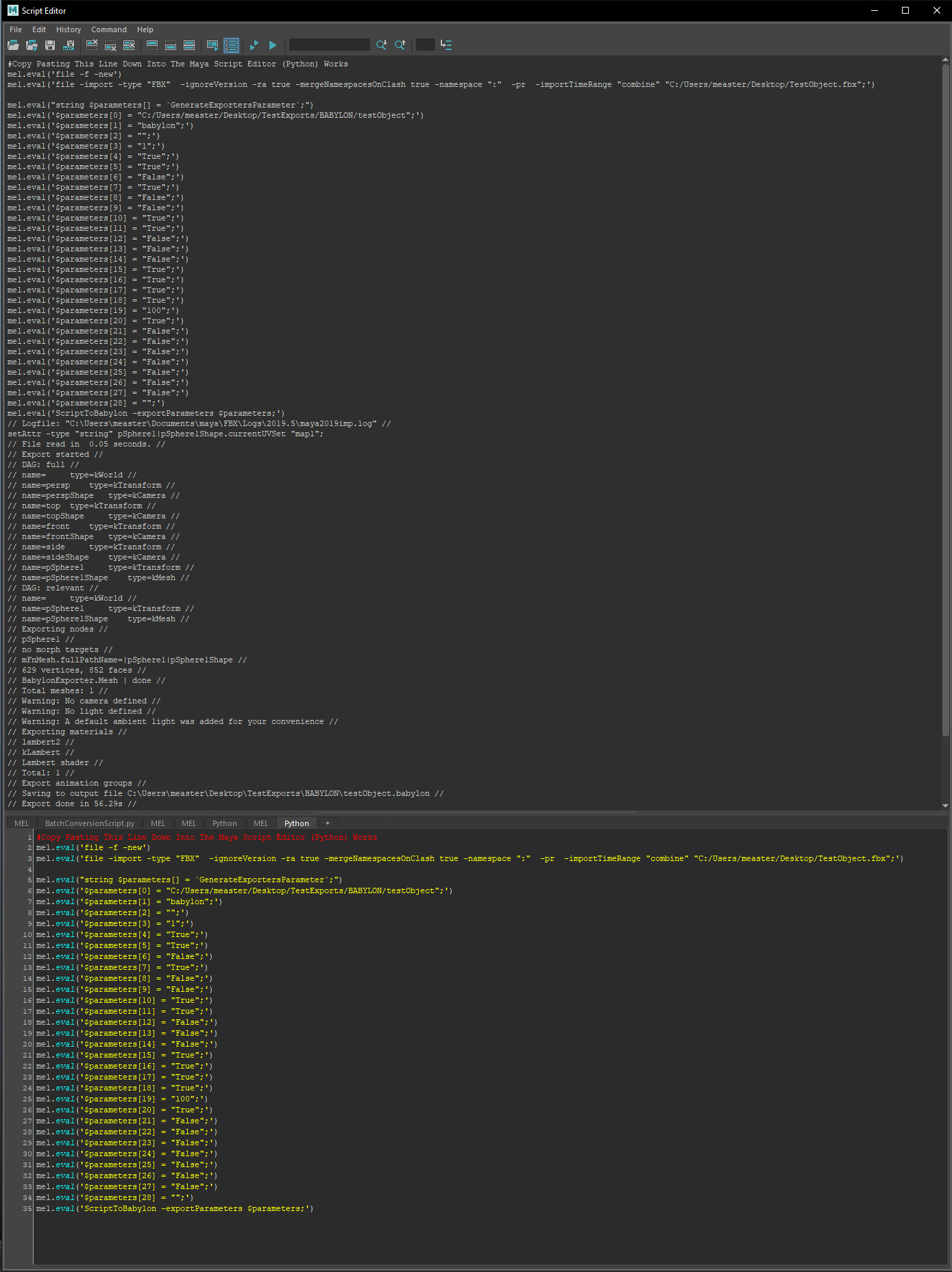 Headless Maya Execution (kFailure): Unexpected Internal Failure · Issue #758 · BabylonJS ...