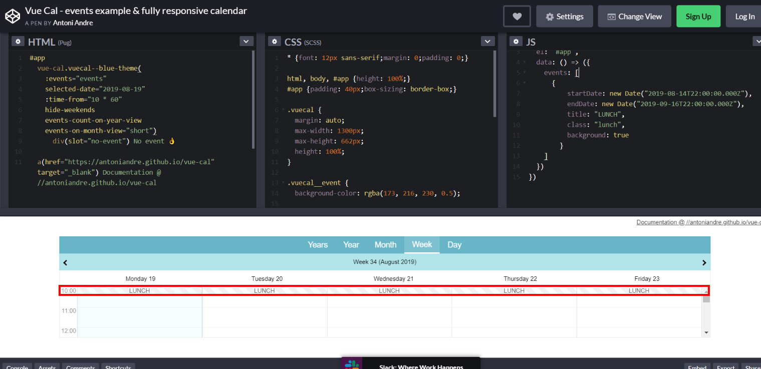 [Duplicate of #139] Strange behavior with date objects · Issue #164 · antoniandre/vue-cal-v4 ...