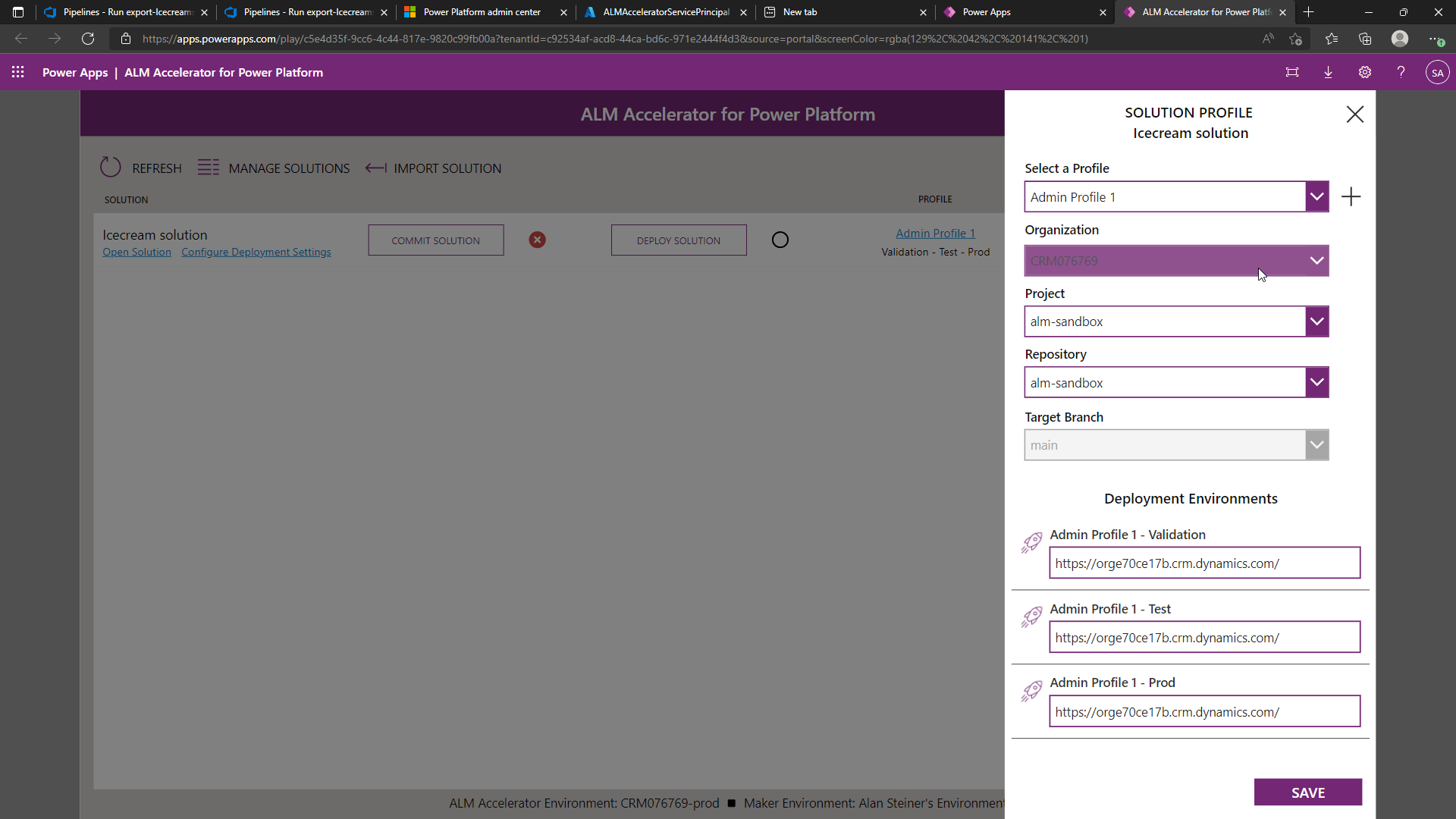 [ALM Accelerator - BUG]: [error]Failed to connect to Dataverse · Issue ...