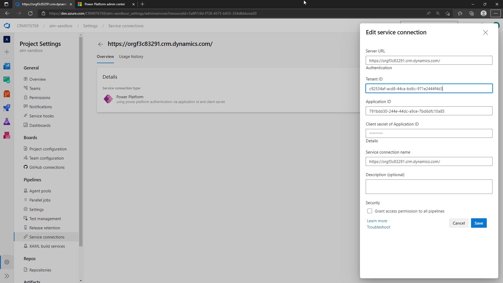[ALM Accelerator - BUG]: [error]Failed to connect to Dataverse · Issue ...