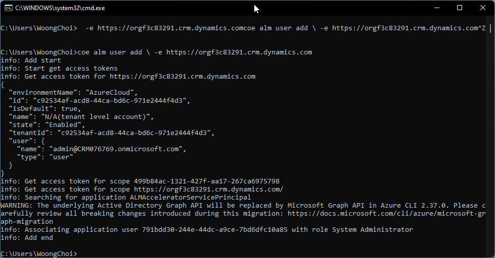 [ALM Accelerator - BUG]: [error]Failed to connect to Dataverse · Issue #2433 · microsoft/coe ...