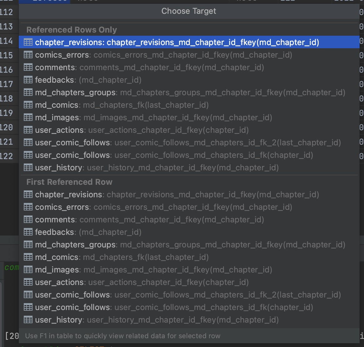 Feature Request: Navigate to Referenced Rows by hotkey · Issue #3012 · TablePlus/TablePlus · GitHub