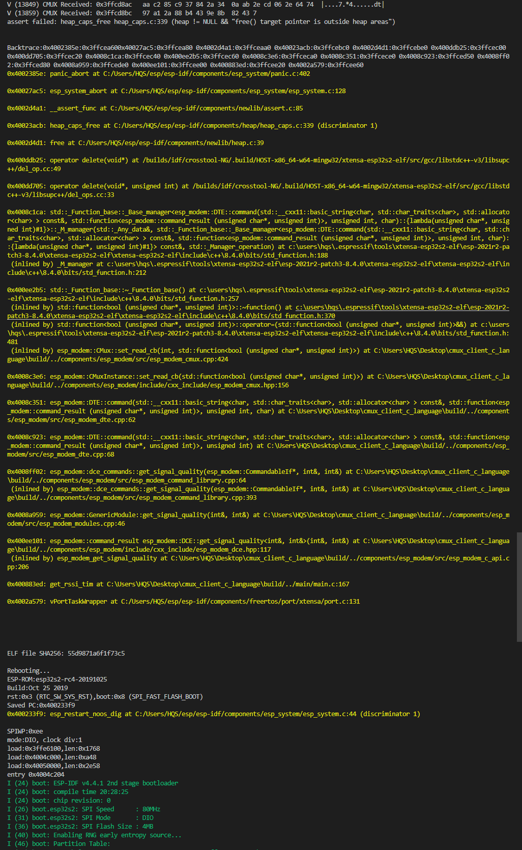 About the problem of executing AT command when the buffer is full in CMUX mode (IDFGH-7581 ...