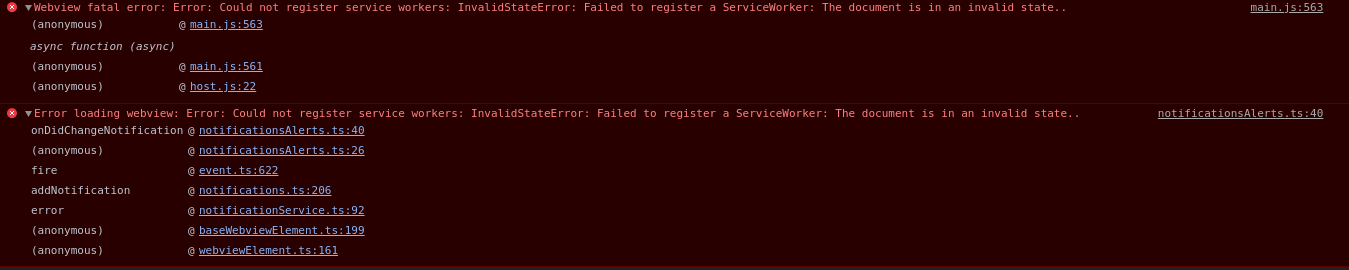 Alert error Failed to register a ServiceWorker · Issue #508 · mhutchie/vscode-git-graph · GitHub