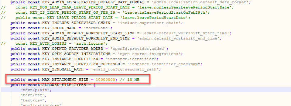 attachment file size version 5.0 · Issue #1365 · orangehrm/orangehrm · GitHub